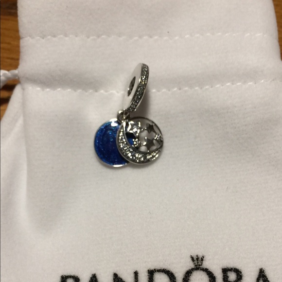 Pandora | Jewelry | Pandora Vintage Night Sky Dangle Charm | Poshmark